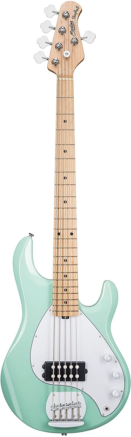Sterling By MusicMan Sterling by Music Man StingRay Classic Ray25CA Bass Guitar in Butterscotch, 5-String, Right, (RAY25CA-BSC-M1)