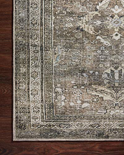 Loloi II Layla Collection LAY-13 Antique/Moss, Traditional 2'-6" x 7'-6" Runner