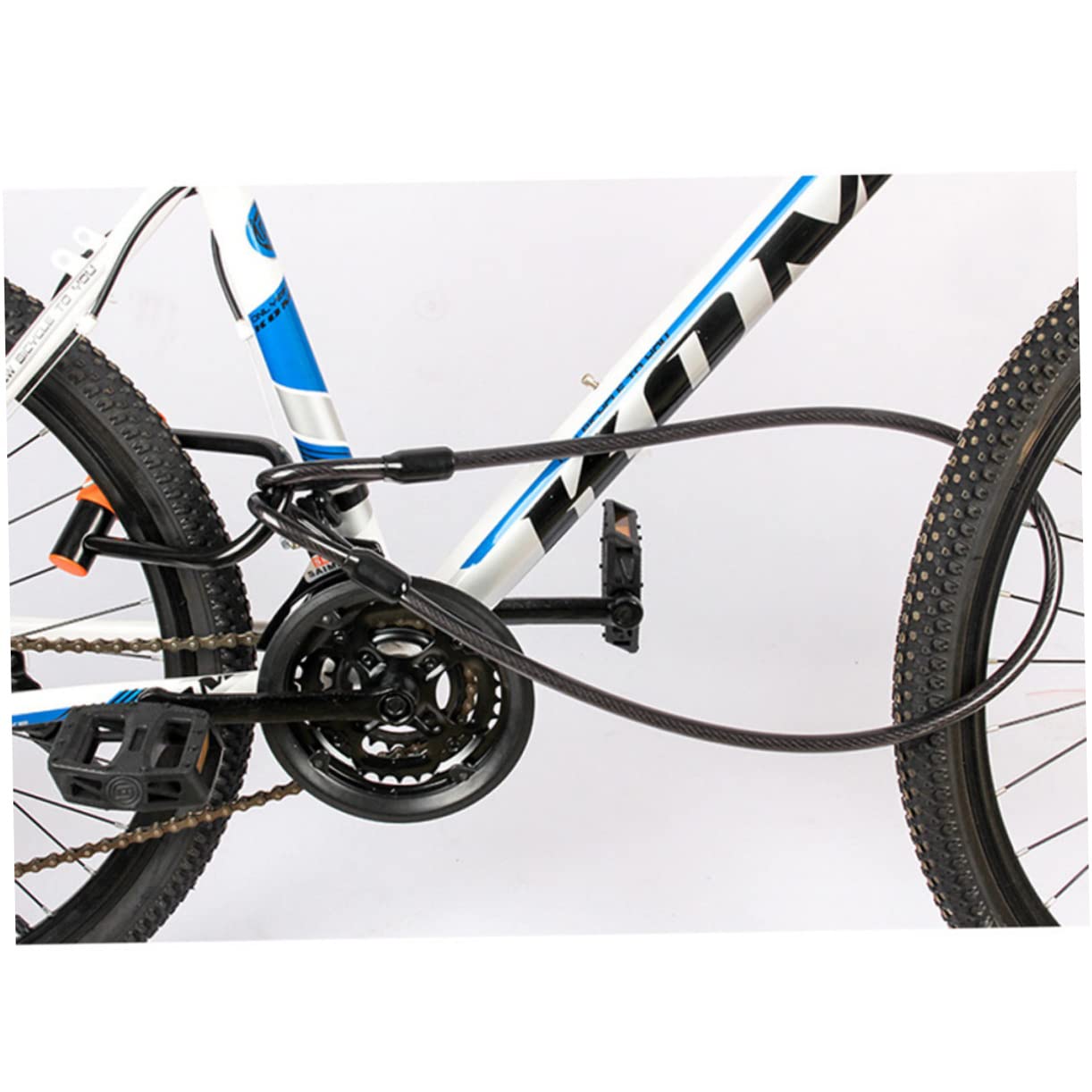 GAFOKI Bike U-Locks Bike Chain Lock Steel Cable Bar Lock Electric Car Lock Cable Lock Lock Light Weight Lock with Key Lock Chain Orange Motorcycle Key Locks Chain Lock Cable Locks