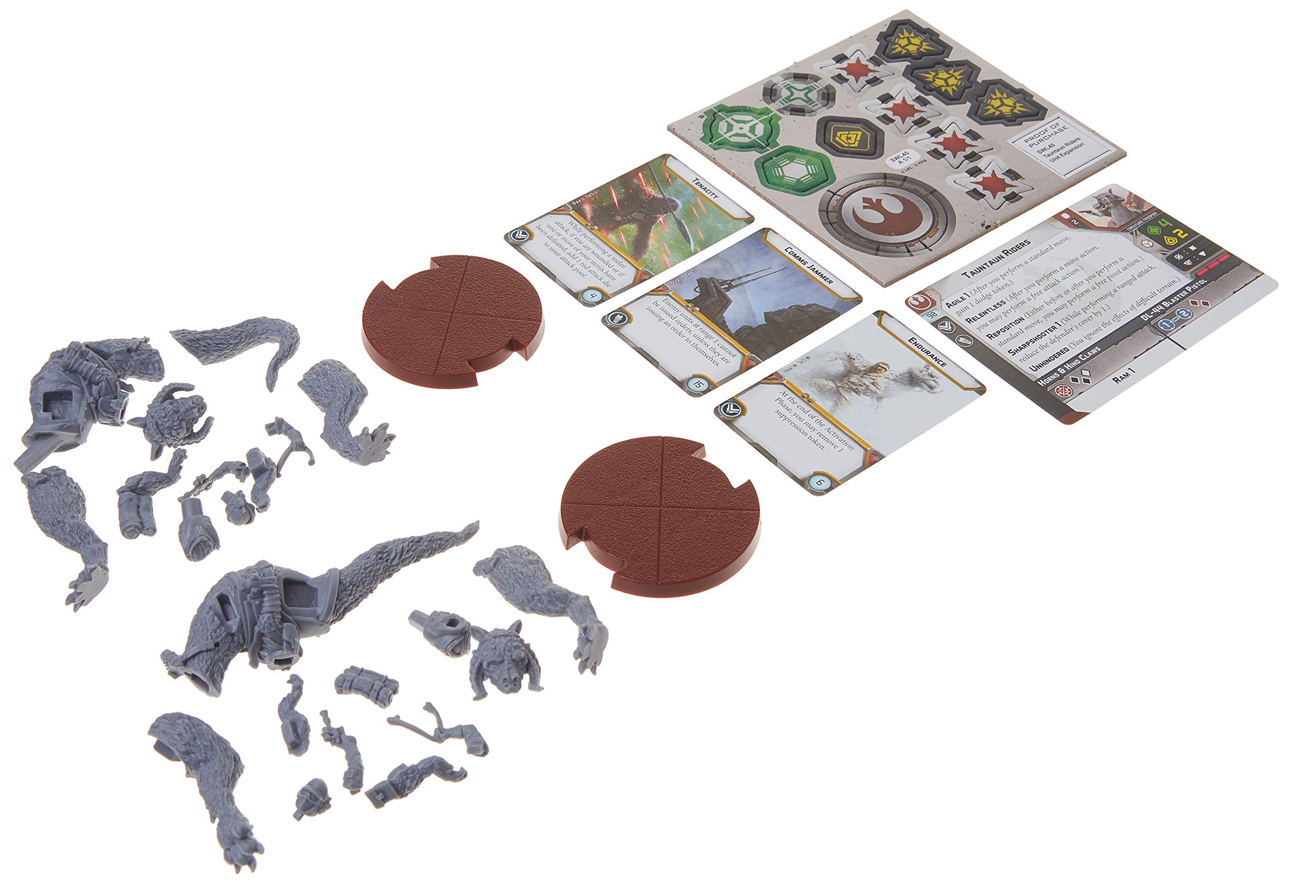Star Wars: Legion Tauntaun Riders Unit Expansion - Ferocious Snow Lizards! Tabletop Miniatures Strategy Game for Kids and Adults, Ages 14+, 2 Players, 3 Hour Playtime, Made by Atomic Mass Games