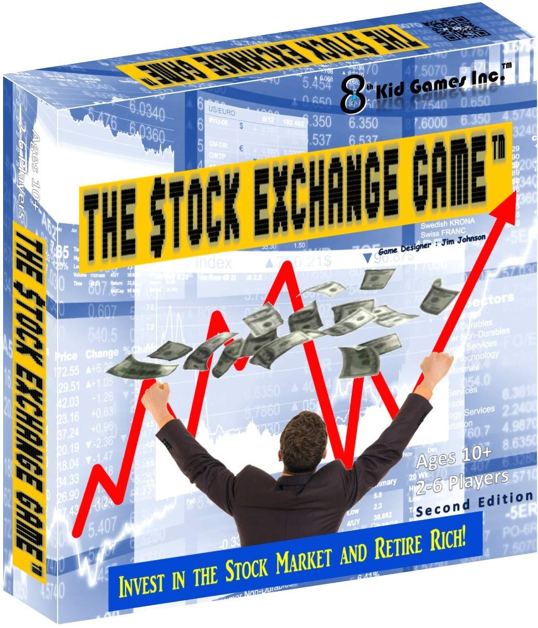 Stock Exchange Game - Family Friendly (10+) Board Game.