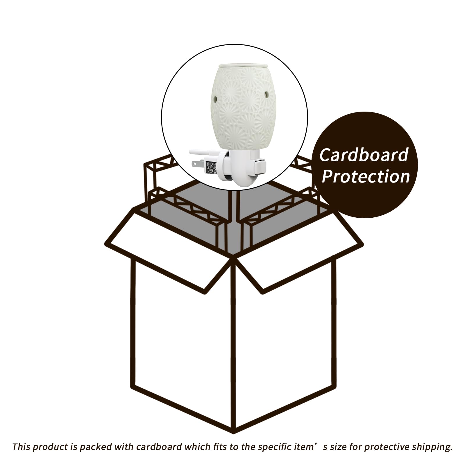 StarMoon Plug in Wax Outlet Warmer for Home Décor, Wax Warmer Plug in, Home Fragrance Diffuser, Removable Dish, No Flame, with One More Bulb (Daisy)