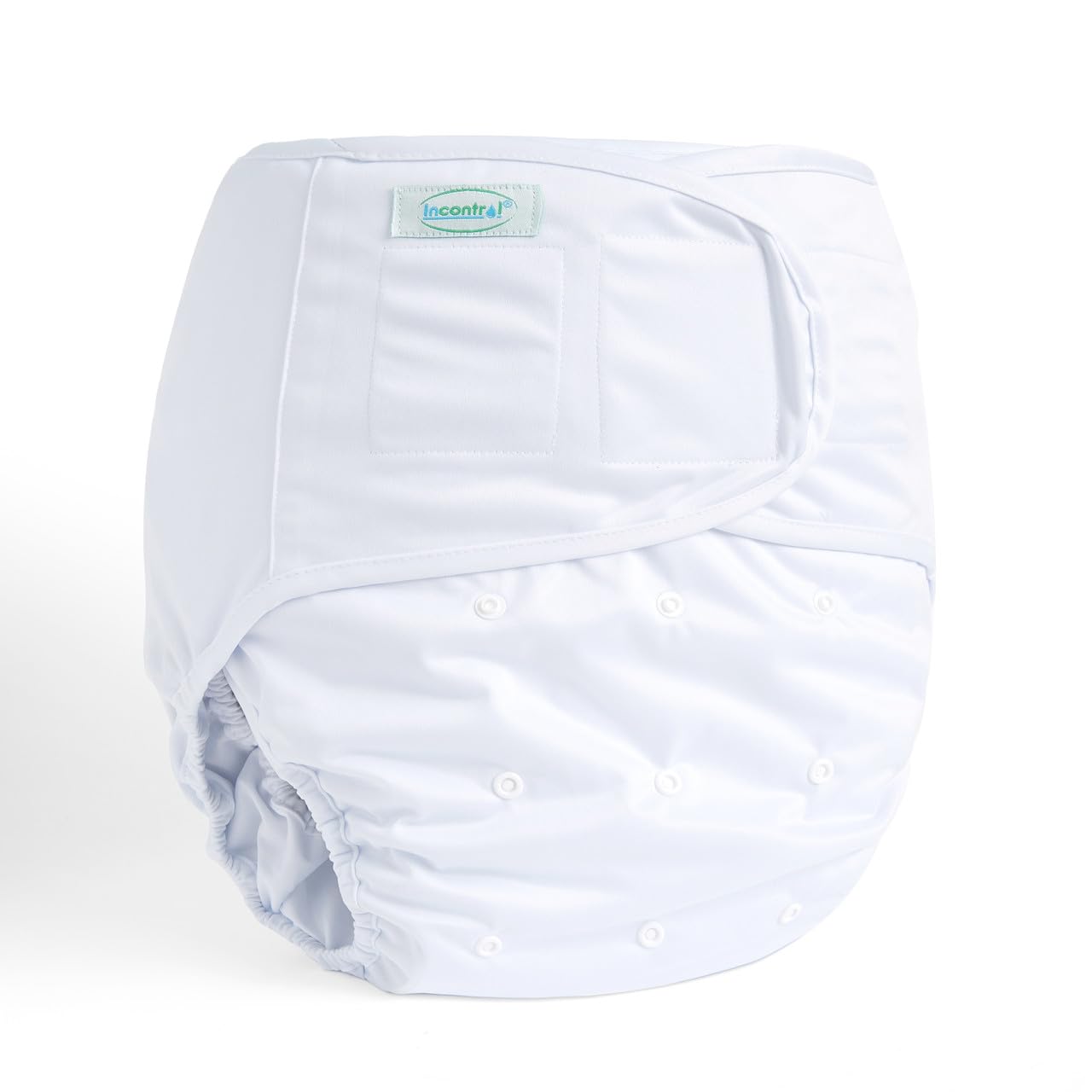 InControl - Unisex - One Size - Diaper Wrap Waterproof Incontinence Brief Cover (White)