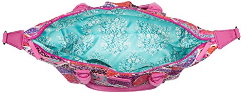 Vera Bradley Women's Cotton Hadley Satchel Purse, Modern Medley, One Size