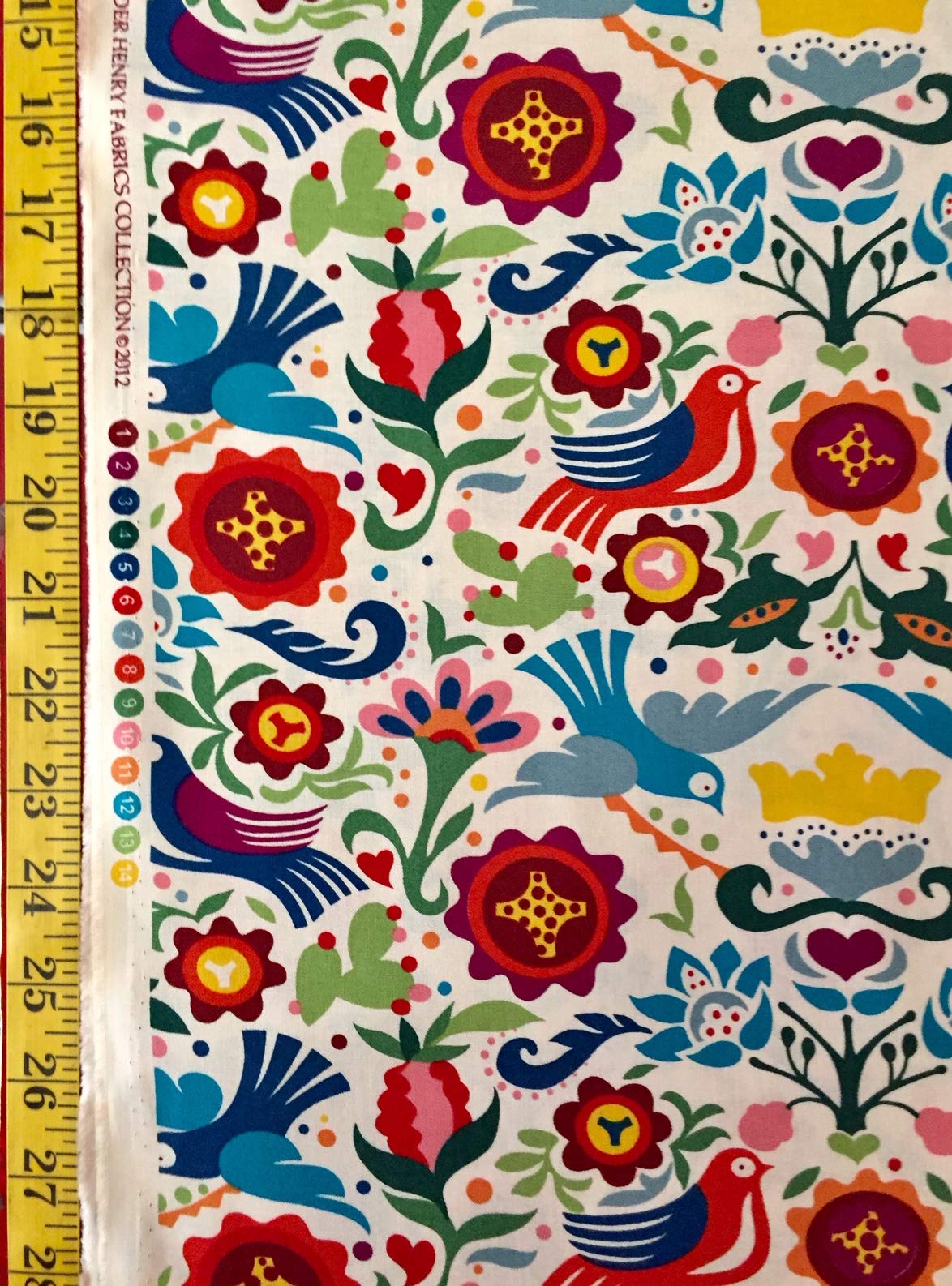 La Paloma Tea Alexander Henry Fabric - by The Yard