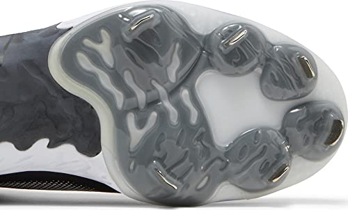 Nike Alpha Huarache Elite 3 Mid White/BlackMen's Baseball Cleat (us_Footwear_Size_System, Adult, Men, Numeric, Medium, Numeric_15)