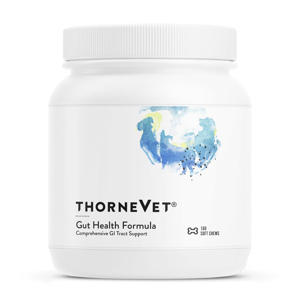 ThorneVet Gut Health Formula – Gastrointestinal Support for Dogs, Cats & Horses, 180 Soft Chews