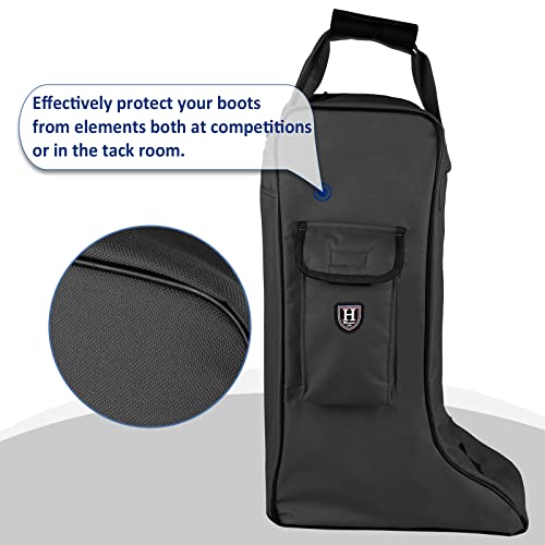 Harrison Howard Tall Boot Carry Bag Black