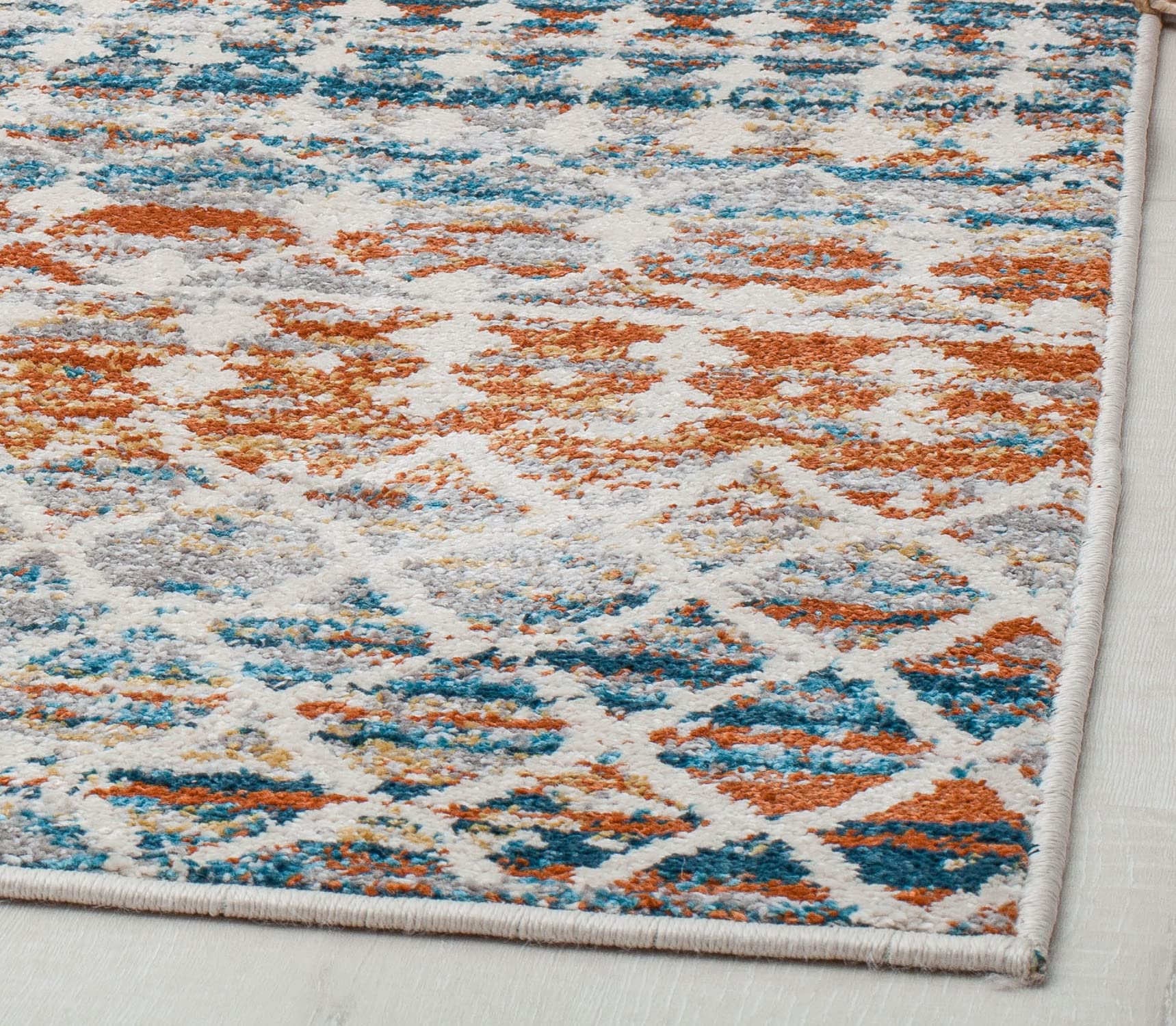 CosmoLiving Manhattan Collection Area Rug 5'1" x 7' Tribal Harvest