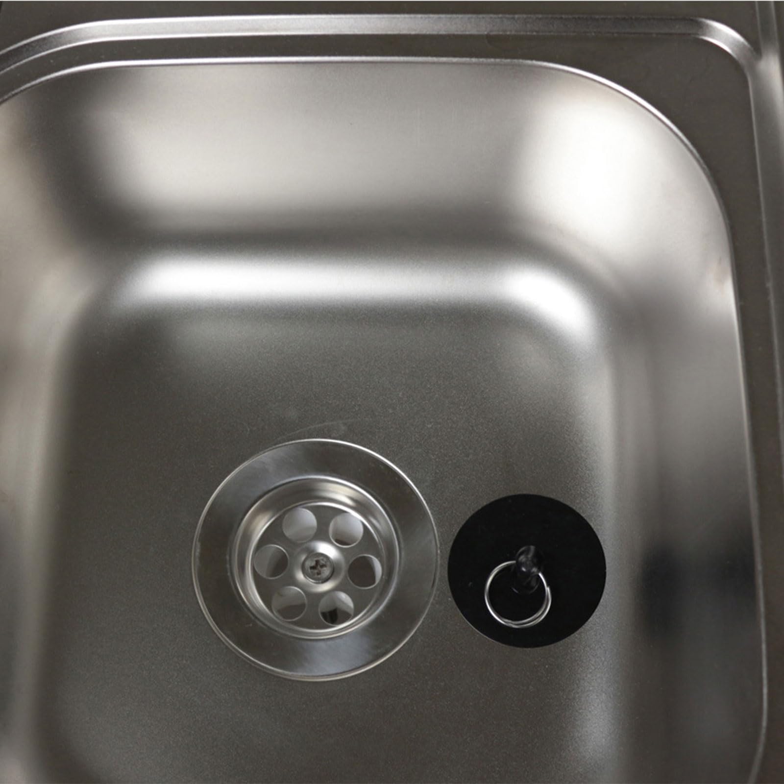MEELYHOME 40mm Rubber Bath Plug with Chain Convenient Rubber Stopper for Kitchen and Bathroom Sink