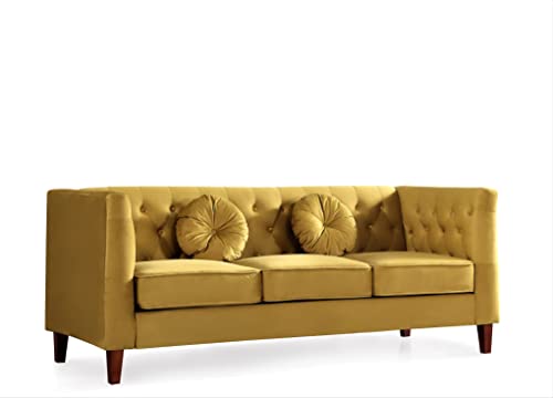US Pride Furniture S5688N-S5694N Sofas, Mastard Yelloe