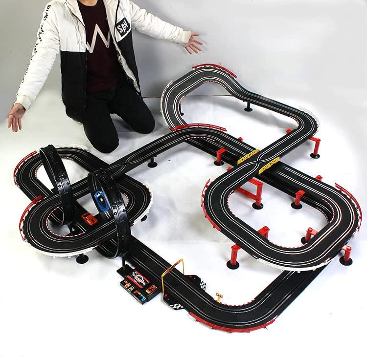 Vintage Muscle Car Huge 1:43 Scale Slot Car Race Track