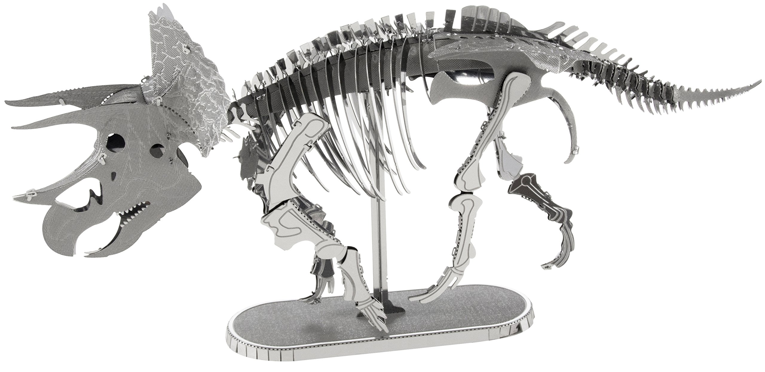 Metal Earth Fascinations 3D Metal Model Kits Set of 4 Dinosaurs - T-Rex, Stegosaurus, Triceratops and Pteranodon