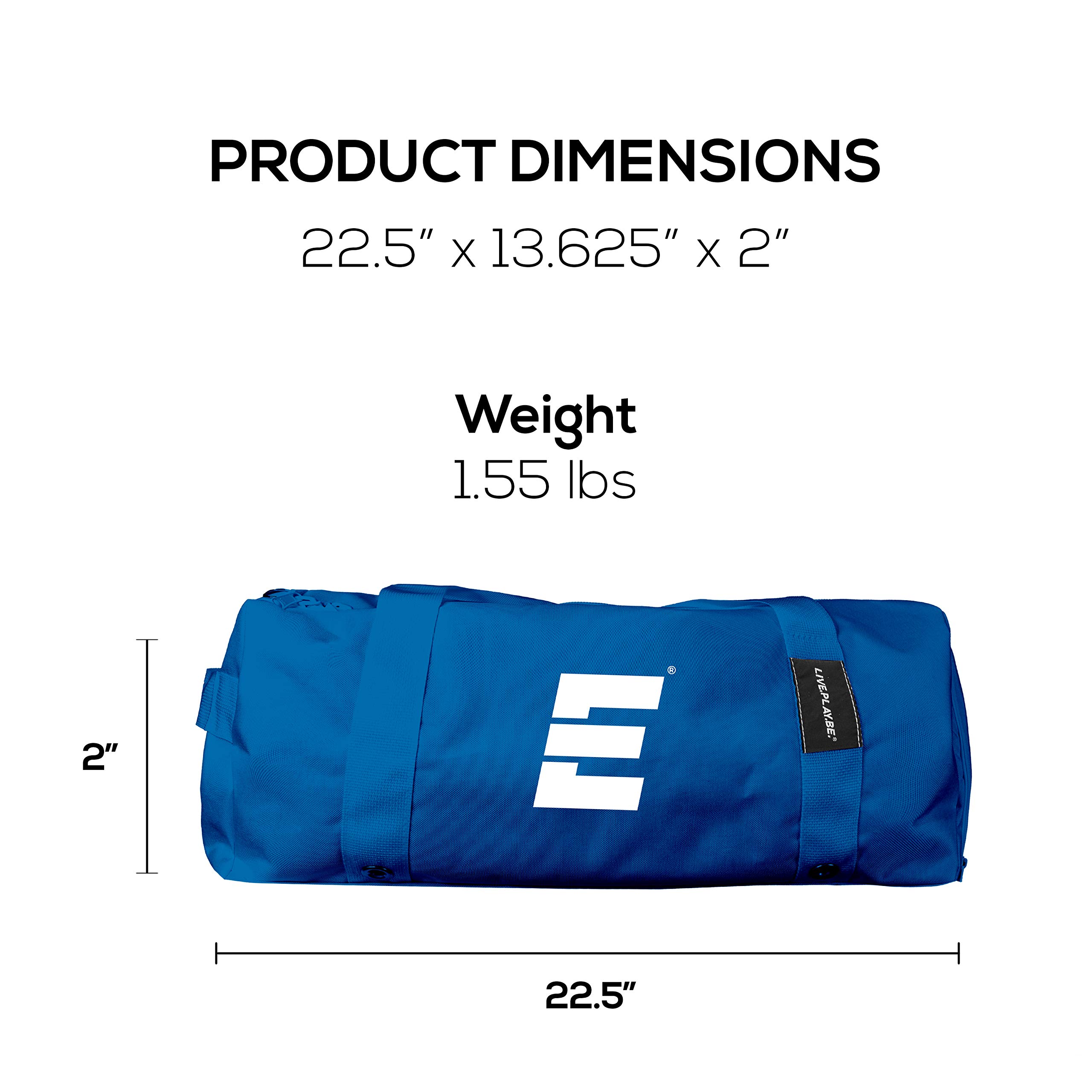 Epoch Training Team Bag - Large Duffle Bag with Shoe Compartment - Cardio Fitness Athletic Training Bag, Royal