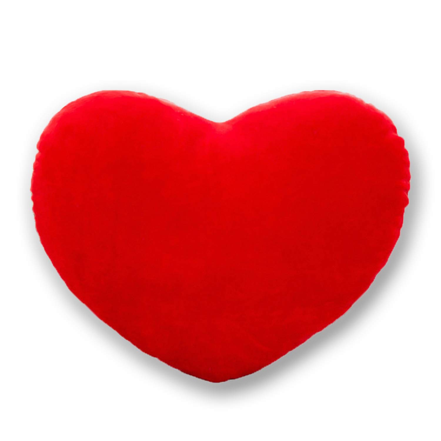 sunyou Cute Plush Red Heart Pillow Cushion Toy Throw Pillows Gift for Kid Friends/Children/Girl/Valentine's Day Fit for Living Room/Bed Room/Dining Room/Office and Sofa/Cars/Chairs (Heart)
