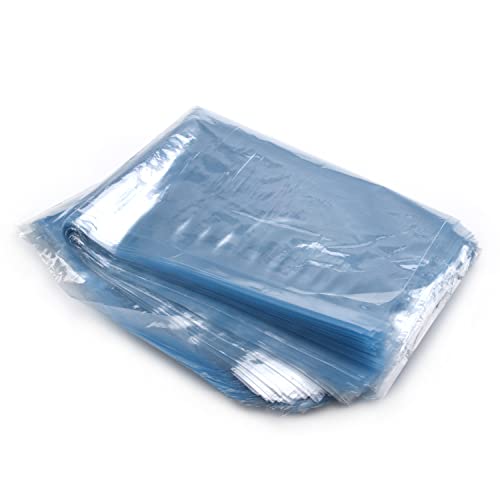 Othmro Shrink Bags, PVC Heat Shrink Wrap Bags, 40 x 50cm Shrinkable Wrapping Packaging Bags Industrial Packaging Sealer Bags,Light Blue 100pcs