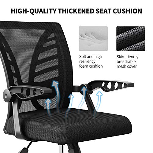 NOBLEWELL HOME Chair-NWOC2B Home Office Chair, Nylon, Black