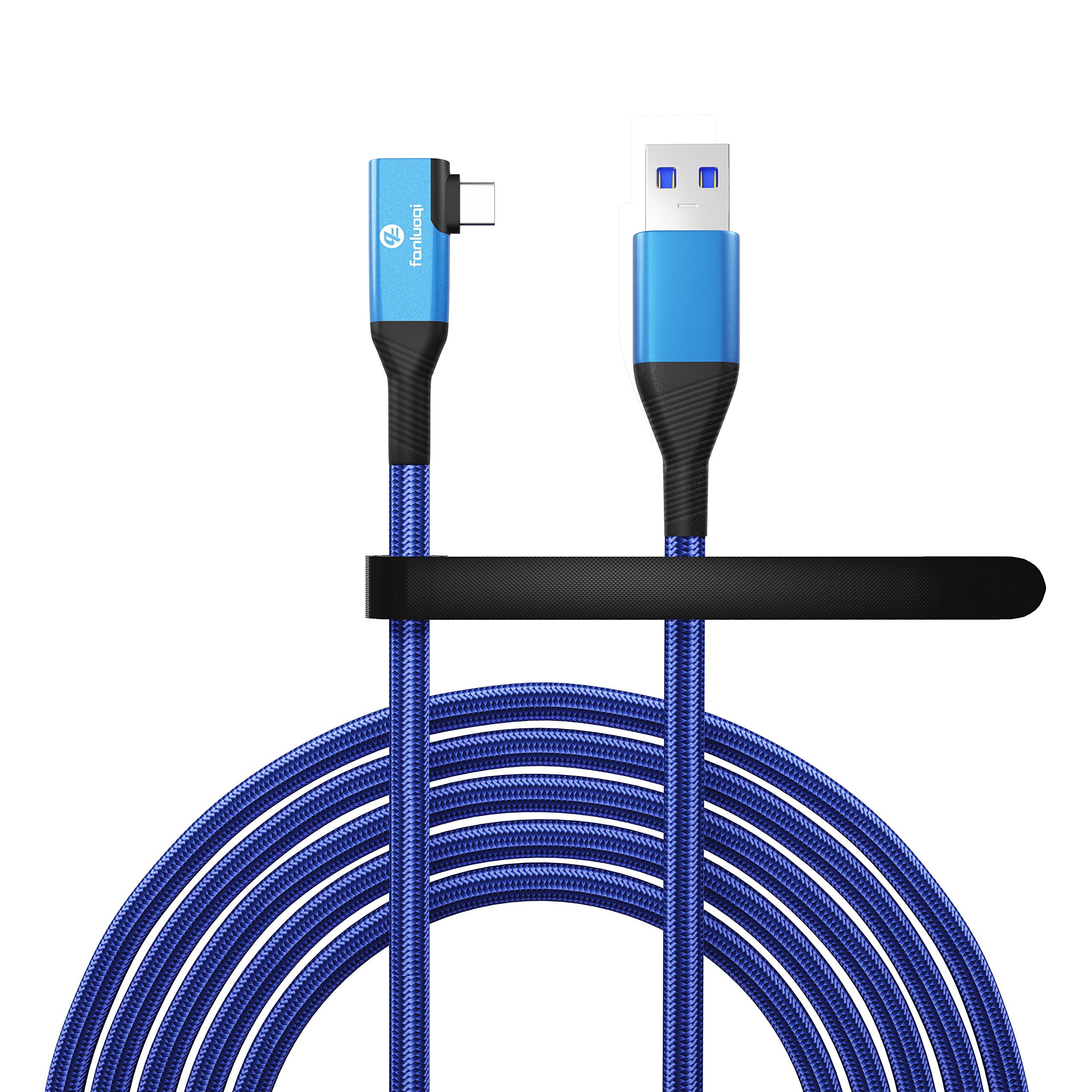 fanluoqi Link Cable 20 FT Compatible with Quest2 Accessories and PC/Steam VR，Supports fast charging High Speed PC Data Transfer,USB 3.0 to USB-C Cable for VR Headset and Gaming PC
