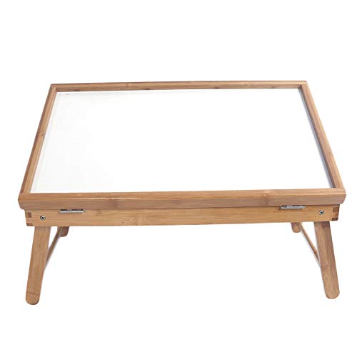 KTY Table Top Adjustable Dining-Table Wood Color & White Plank