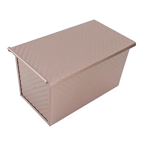 Loaf Pan,DEWIN Loaf Pan with Lid for Baking Bread Nonstick Corrugated Steel Bakeware Mould for Oven Kitchen