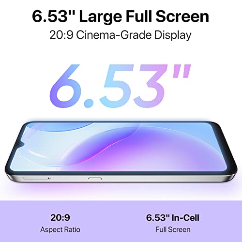 UMIDIGI A11S Unlocked Cell Phone, 6.53" FHD Full View Screen, 5150mAh Battery Android 11 Smartphone with Dual SIM (4G LTE),4G+32G
