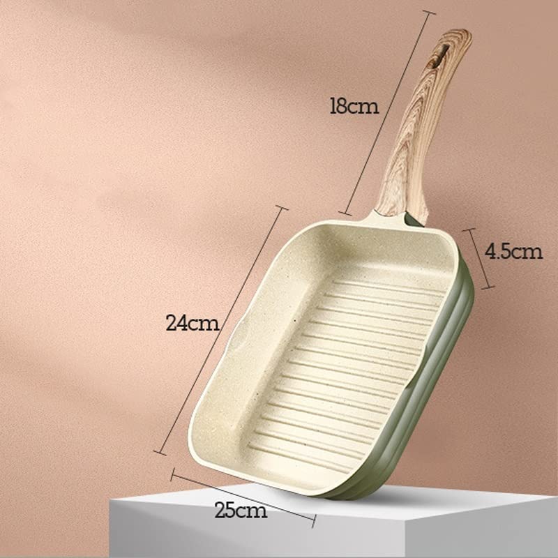 DHTDVD Non-Stick Pan Stainless Steel Cooking Pot Kitchen Wok Pan Lid Pan Induction Cooker Gas Cooker Universal Cookware