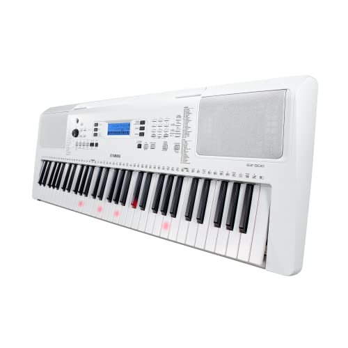 Yamaha EZ300 61-Key Portable Keyboard with Lighted Keys and PA130 Power Adapter