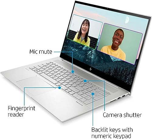 HP Envy 17.3" FHD (1920x1080) IPS Touchscreen Laptop | Intel i7-1195G7 4-Core | Intel Iris Xe Graphics | Backlit Keyboard | Fingerprint | Thunderbolt 4 | Wi-Fi 6 | 32GB DDR4 1TB SSD | Win10 Home