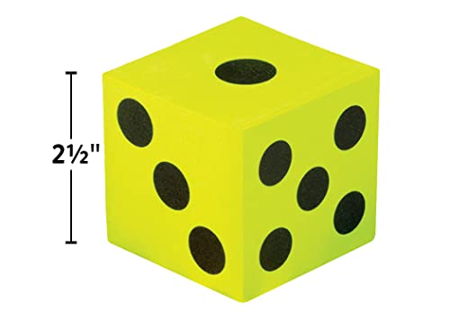 Teacher Created Resources (20810) Colorful Jumbo Dice 4-Pack