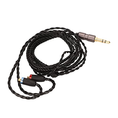 Jopwkuin Earphone Cable, Lossless Sound Quality Replacement 3.5mm Headphone Cable Flexible for UE900 for Headphones for UM PRO UM