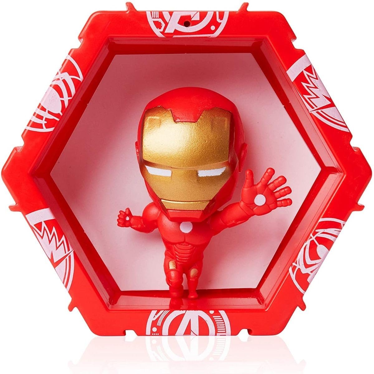WOW! PODS Avengers Collection - Ironman | Superhero Light-Up Bobble-Head Figure | Official Marvel Collectable Toys & Gifts