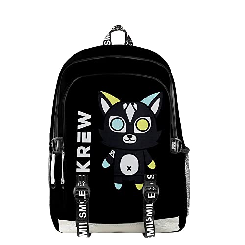 ItsFunneh Krew District Shoulders Backpack Women Men Casual Daypack Travel Bag