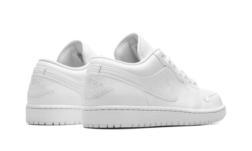 Jordan Mens Air Jordan 1 Low 553558 136 - Size 10 White/White-White
