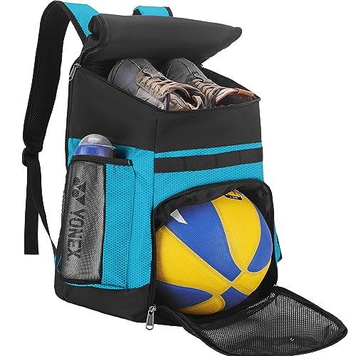 Hsmihair Basketball Backpack&Soccer Bag Youth Soccer backpack with Separate Ball holder & Shoes compartment, Best for Basketball, Volleyball,Football, Soccer,Gym,Swim Training.