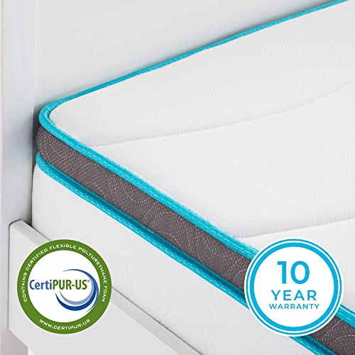 LINENSPA 8 Inch Memory Foam and Innerspring Hybrid Mattress β California King Mattress β Bed in a Box β Medium Firm Mattress