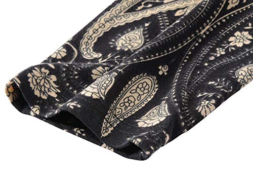 Veranee Women's Plus Size Swing Tunic Top 3/4 Sleeve Floral Flare T-Shirt (XX-Large, 16-10)