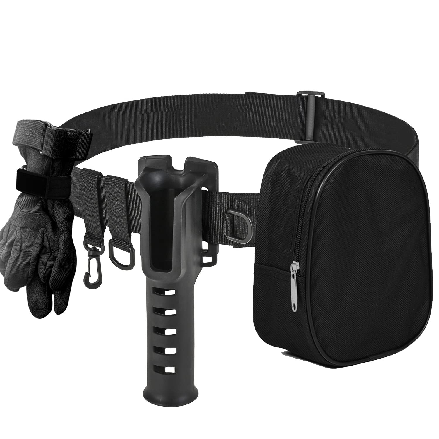 Fishing Waist Belt Rod Holder Adjustable Belts Outdoor Lure Fishing Tool Spinning Casting Pole Holder Accessories storage bag