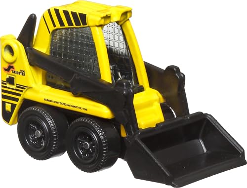 Matchbox Cars 9-Pack of 1:64 Scale Toy Construction Vehicles, Multipack of Realistic Trucks, Collectible Set