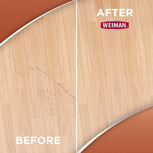 Weiman Wood Floor Polish and Restorer 32 Oz 3PC Bundle - High-Traffic Hardwood Floor, Natural Shine, Removes Scratches, Leaves Protective Layer