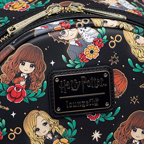Loungefly Harry Potter Glow In The Dark Kawaii Mini Backpack Multicolor