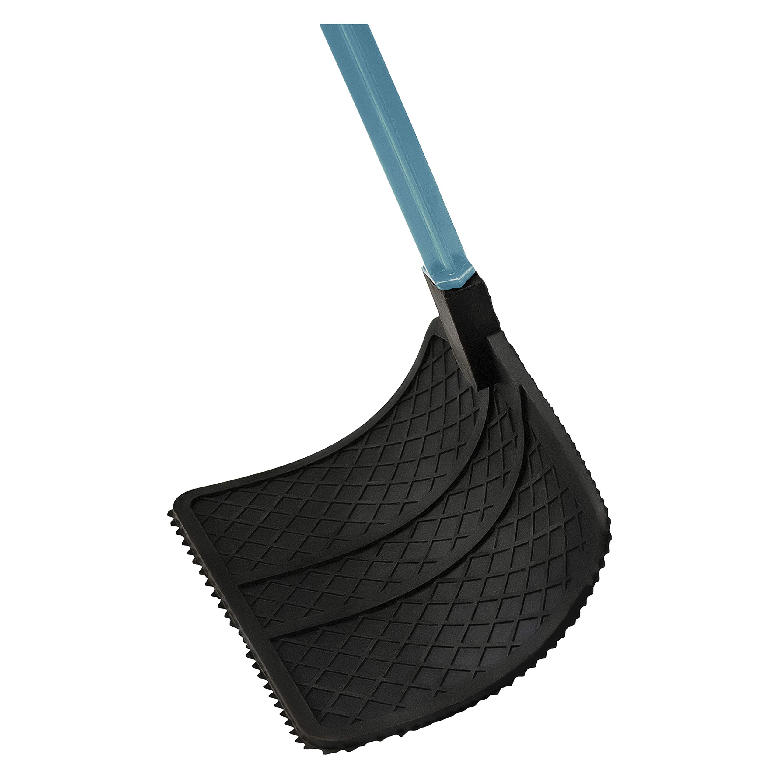 OFXDD Rubber Fly Swatter, Long Fly Swatter Pack, Fly Swatter Heavy Duty, Light Blue Color (3 Pack)