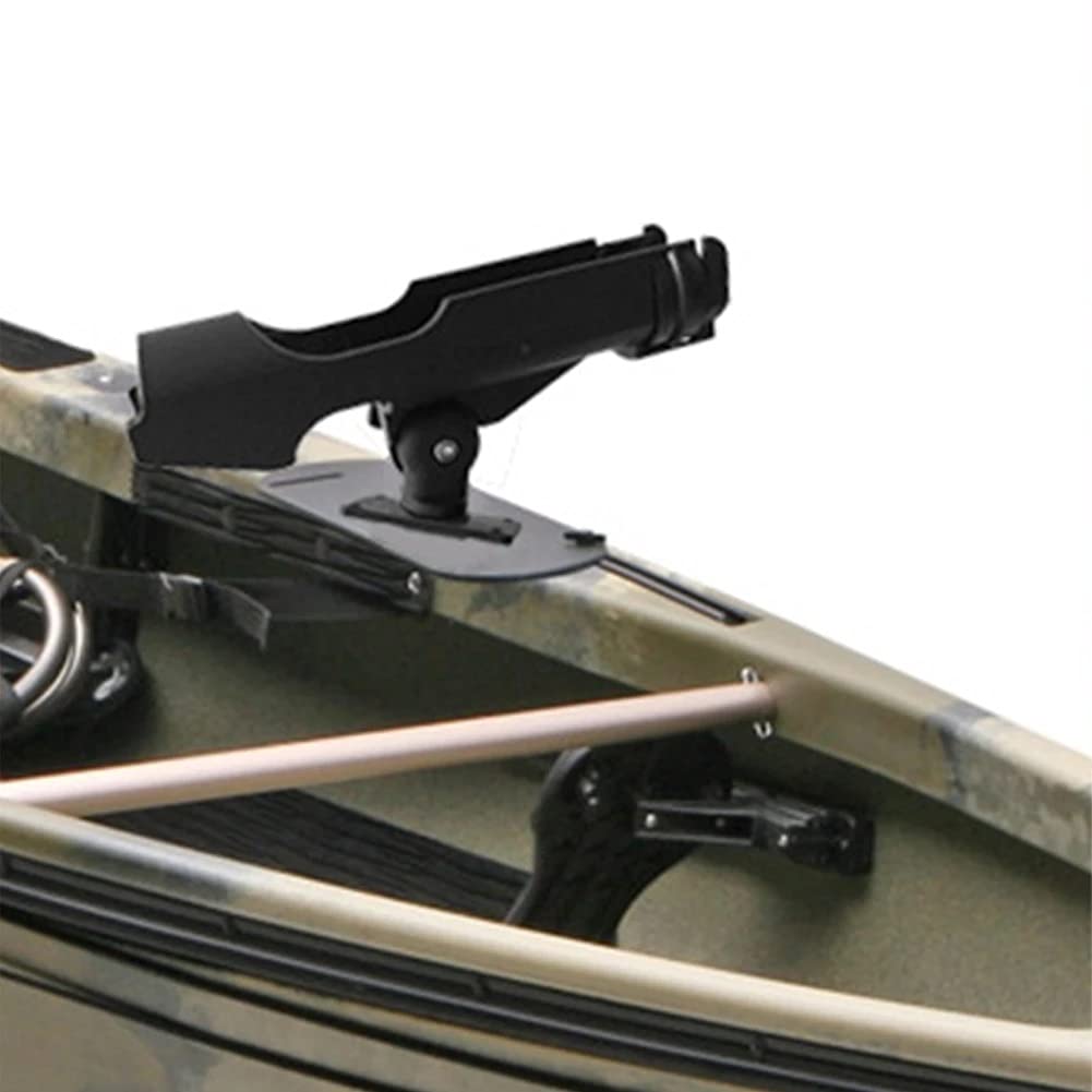 FKSDHDG Adjustable Fishing Rod Holder Pole Mount Fixed Bracket Raft Tool Kayak Side Rail Installation Fishing Tackle Accessory