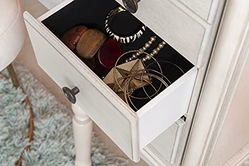 Powell Darcy Off White Jewelry Armoire