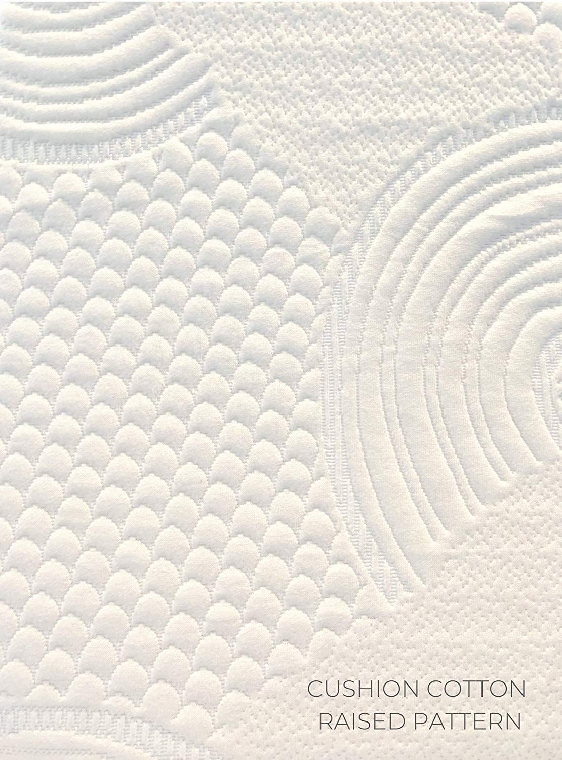 ORGANIC TEXTILES Organic Latex Mattress Topper with Cotton Cover - Made in USA (2 Inches Queen, Soft)