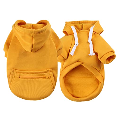 HonpraD Pet Coat for Large Dogs Male Zipper Pocket Weiwang Size Dog Clothes Cat Autumn and Winter New Supplies Chest Strap Pet Clothes for Large Dogs Male
