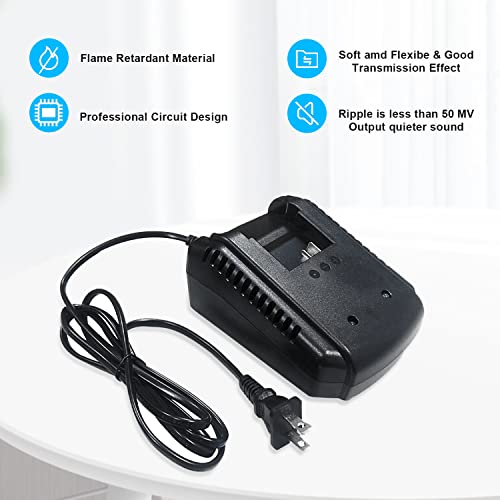 Moccdor Quick Charge Dock for Snow Joe 24V Battery and Sun Joe 24V Battery,for Use in iBAT24 and 24VBAT Series Batteries, with LED Flashing Indicator Lights,Black