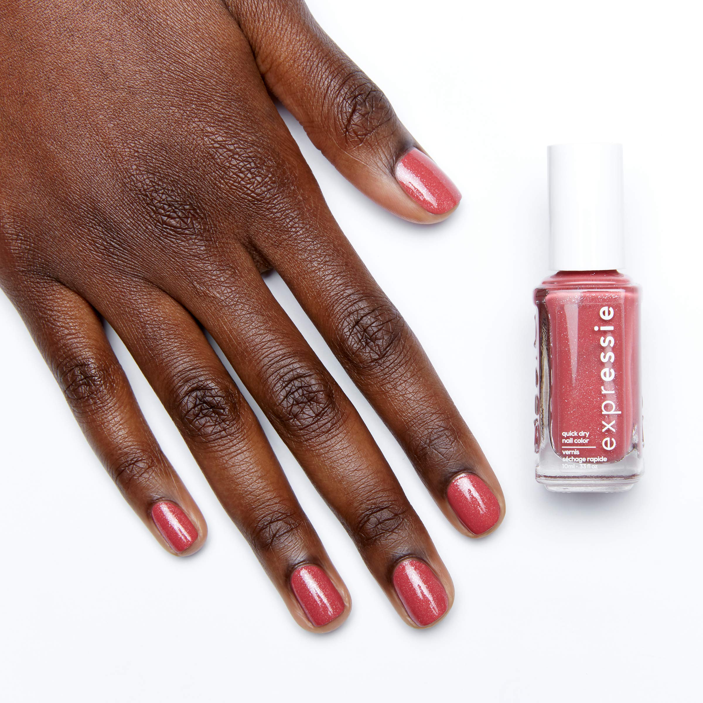 essie expressie Quick-Dry Vegan Nail Polish, Trend and Snap, 0.33 Ounce