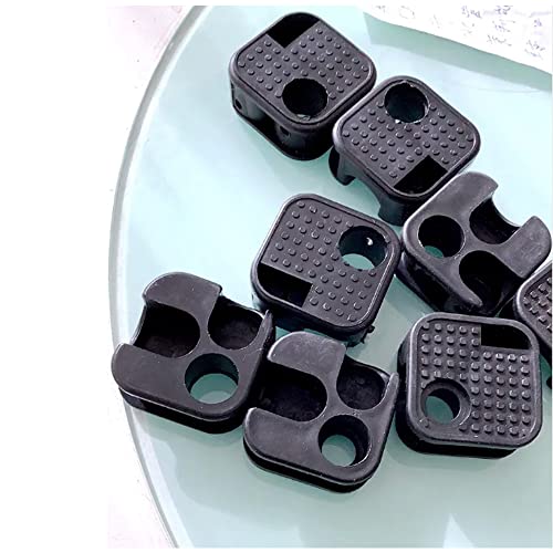 UtySty 4 Pack Folding Chair Replacement Foot with Screws Camping Outdoor Stool Outside Lawn Table Feet for Pole Swivel Joint Base Camp Fishing Seat Repair Accessories Maintenance Replace (14mm/0.55")