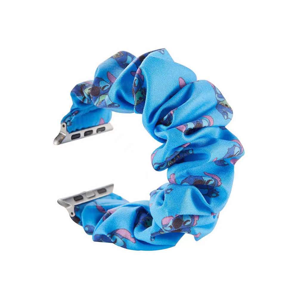 Cute Baby Stitch Scrunchie Elastic Watch Band ļ¼Adorable Gifts Ideas For Teen Girls,Best friend,Compatible With apple iWatch Series 6/5/4/3/2/1,For Watch Band 38mm/40mm