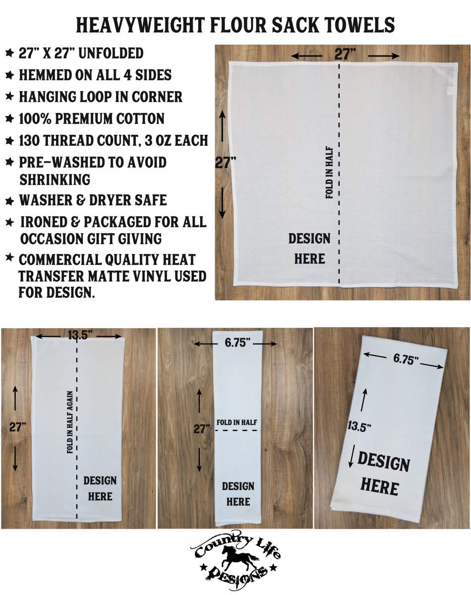 Funny Flour Sack, Tea Kitchen Towel - Life Is Short Lick The Bowl
